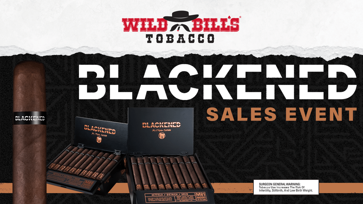 Drew Estate Blackened Cigar events at Wild Bills Tobacco